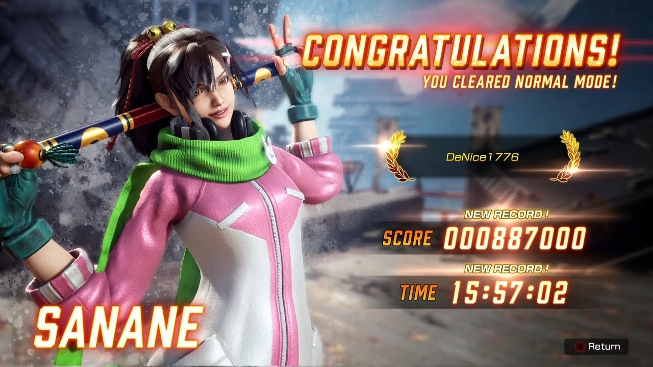 Fighting EX Layer [PS4]: Sanane Arcade Mode, Normal Difficulty [Babel ...