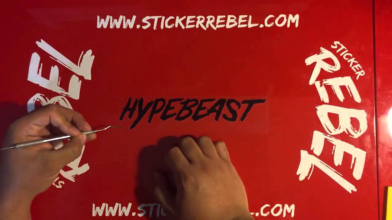 Hypebeast Stickers and Decals - YouTube