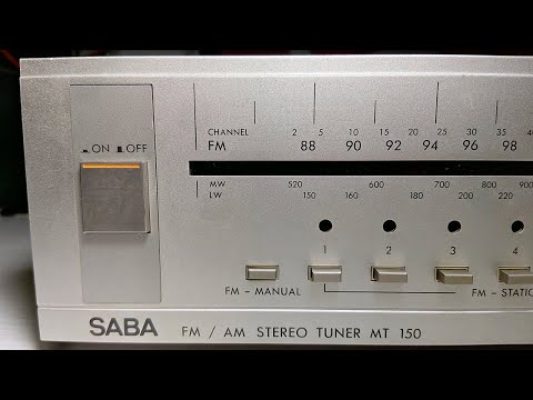 SABA MT 150 Tuner (1982-84) Part 1 Repair
