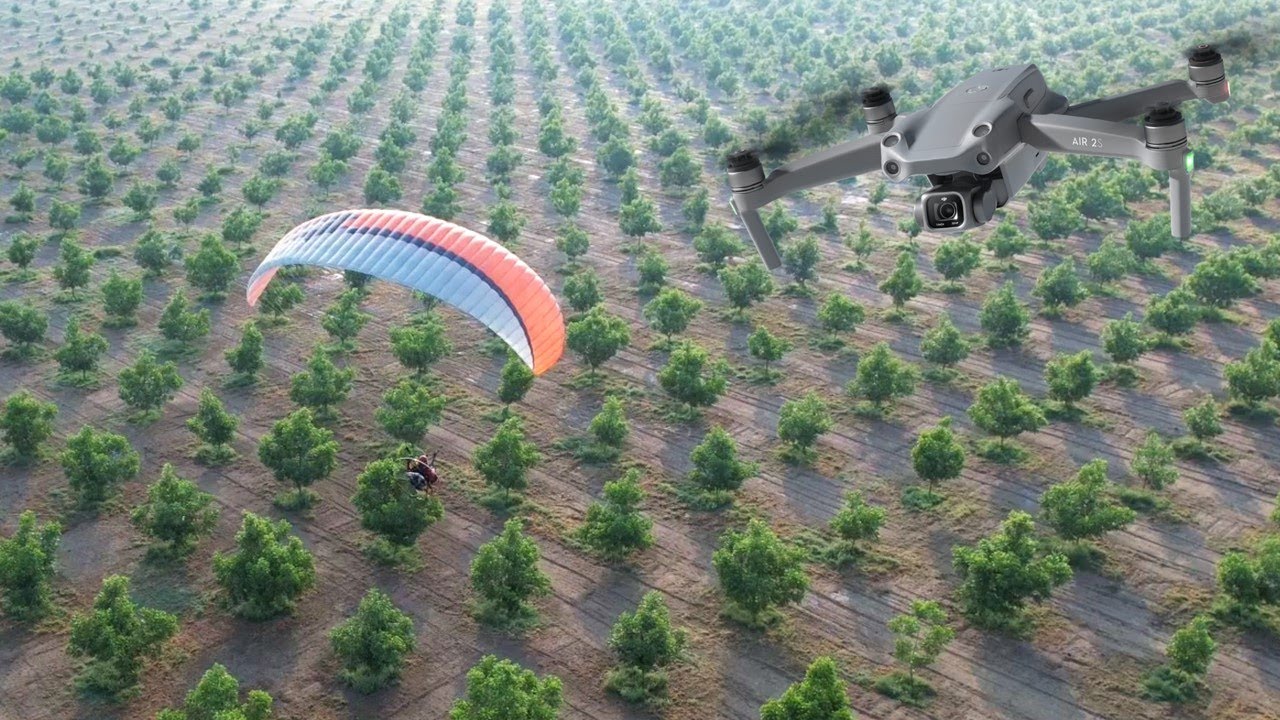 Vuelo en Paramotor + DRONE (Muy Buenas Tomas) - YouTube