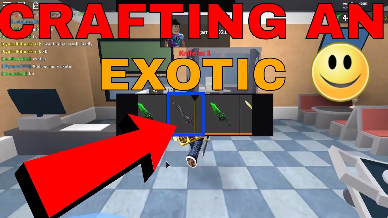 CRAFTING AN EXOTIC (ROBLOX ASSASSINS CRAFTING) - YouTube