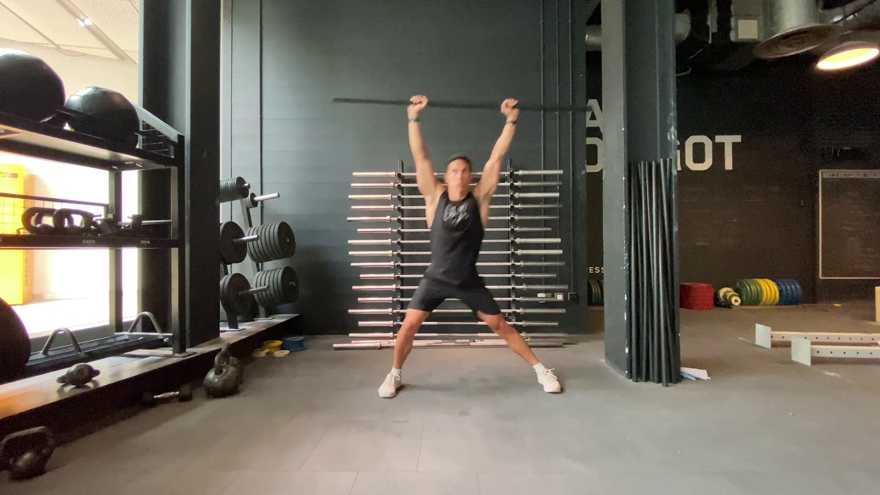 3 Way Lunges with PVC OH - YouTube
