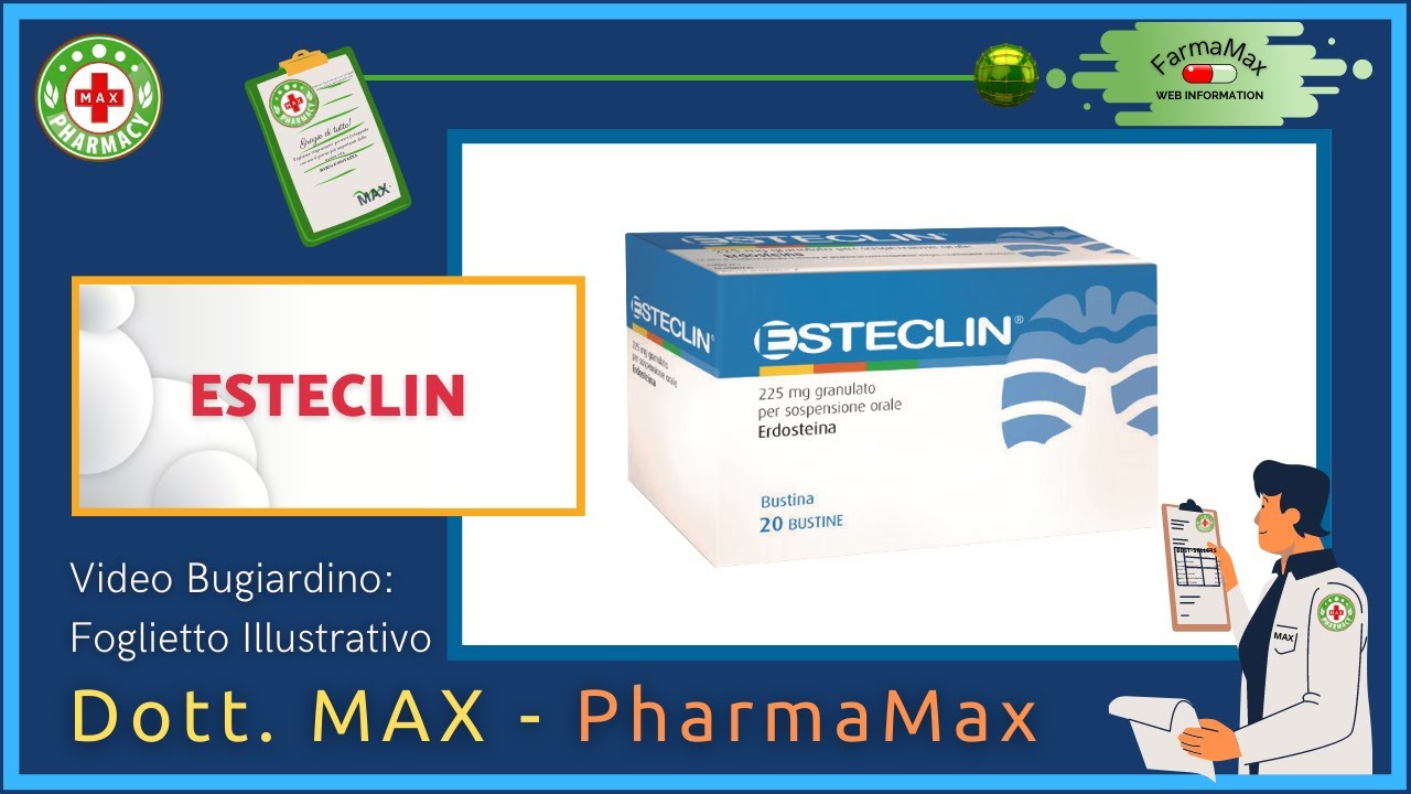 Cos'è il 💊 Farmaco ESTECLIN 🗺️ Foglietto Illustrativo Bugiardino Salute ...