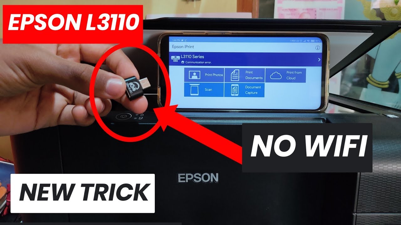 How To Print From Your Mobile To Epson Printers L3110 YouTube