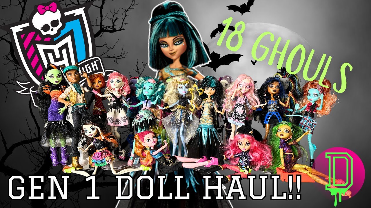 MASSIVE!! 🦇MONSTER HIGH💀GEN 1 DOLLS HAUL!! 😱 - YouTube
