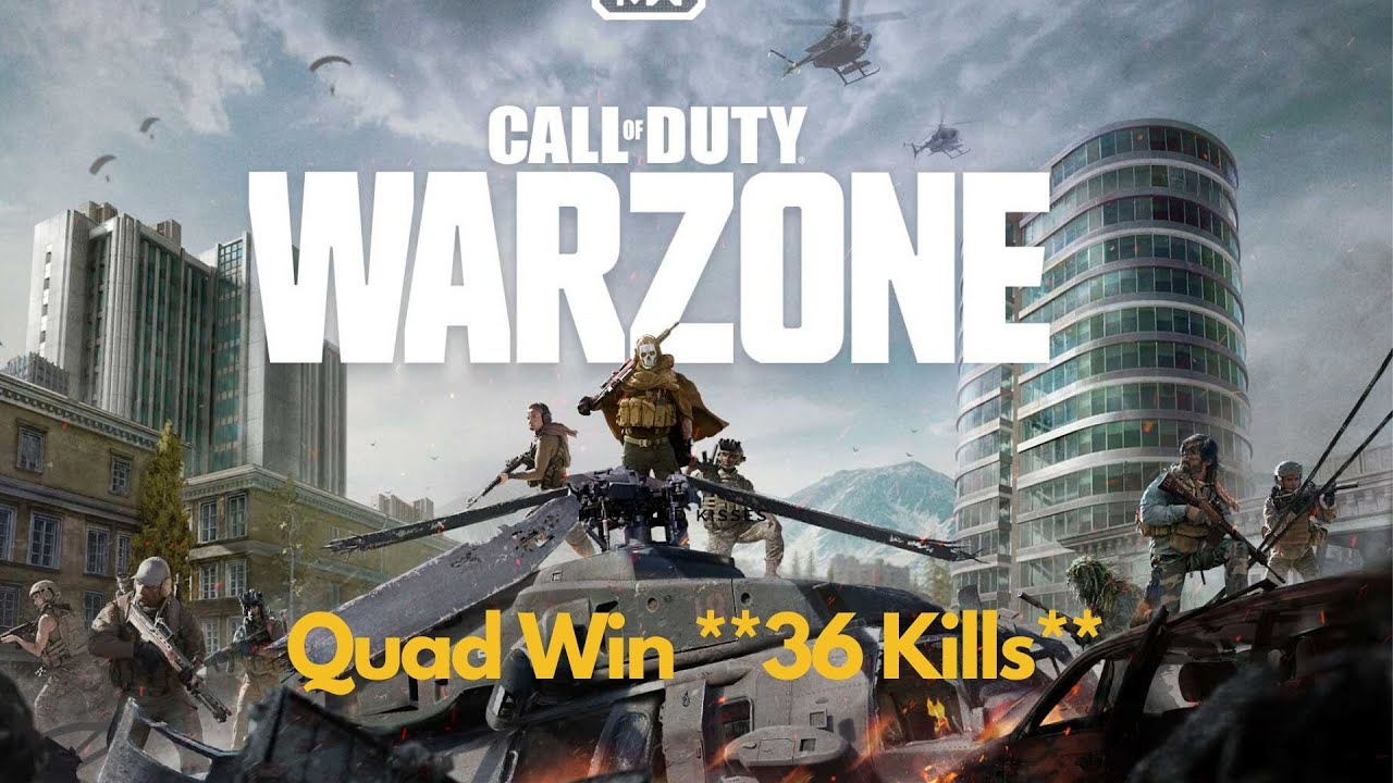 COD Warzone Quad Win 36 Kills - YouTube