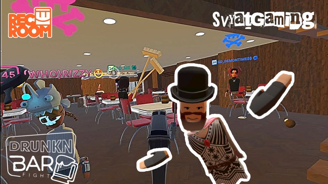 Drunken Bar Fight Rec Room VR | VR gameplay on Pico 4 headset - YouTube