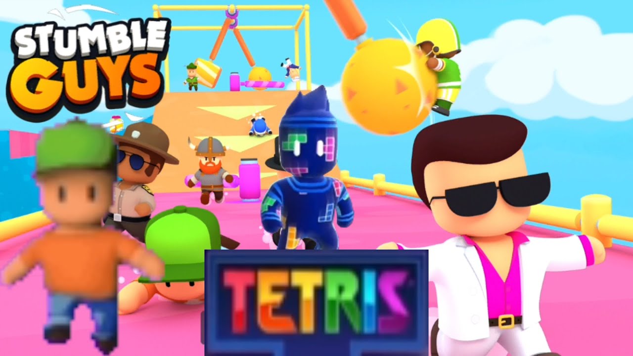 Playing STUMBLE GUYS TETRIS! - YouTube