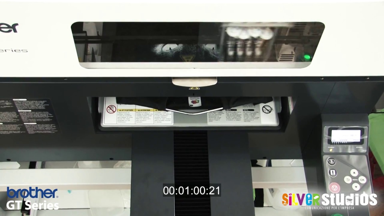 Brother GT-341 GT-361 GT-381 Stampa diretta abbigliamento - YouTube