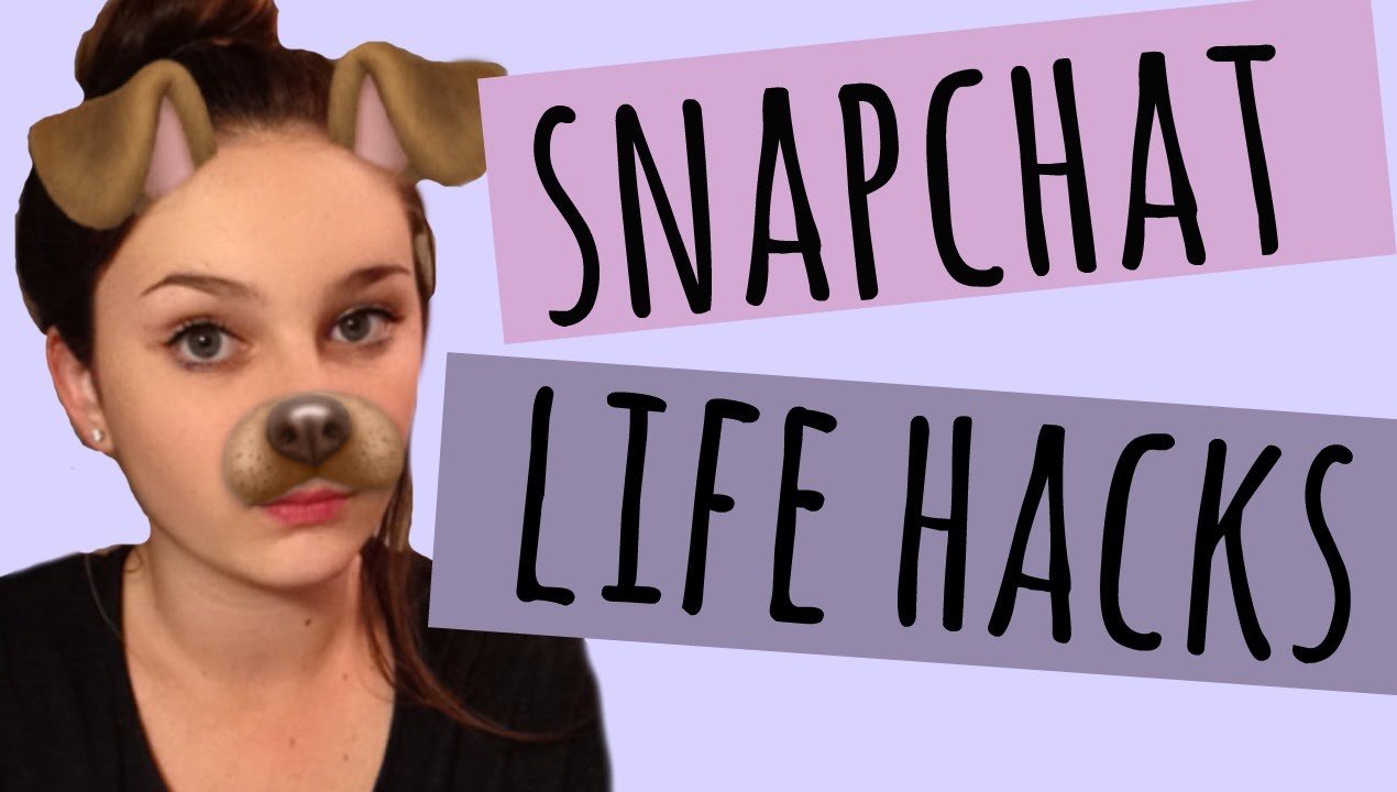 Snapchat Life Hacks Everyone Needs To Know! ♡ - YouTube