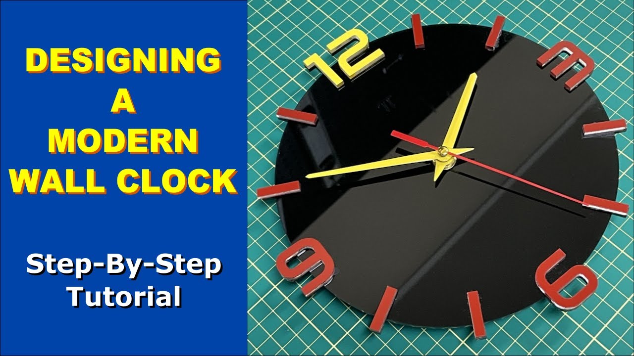 You Won't Believe How Easy It Is to Create a Modern Wall Clock! - YouTube