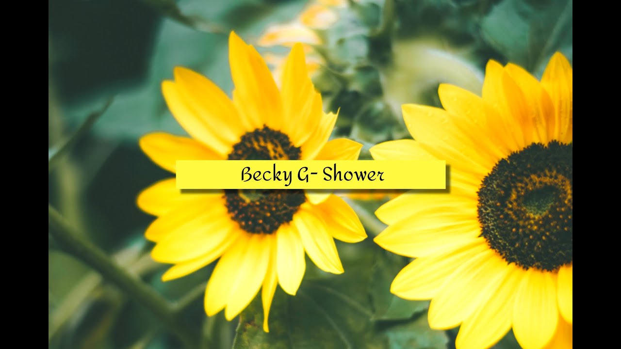 Becky G-Shower (Lyrics Video) - YouTube