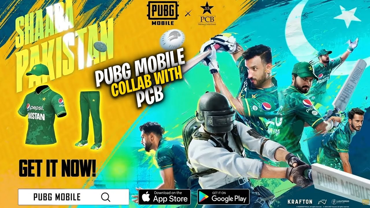 Pubg Mobile X Pakistan Cricket Team Collab | PUBG MOBILE Pakistan ...