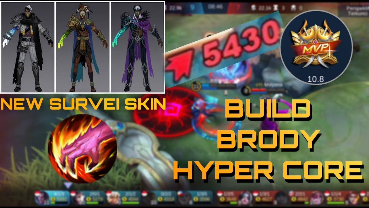 TIPS & TRIK BUILD BRODY HYPER CORE | BUILD TANK DAMAGE TETAP SAKIT ...