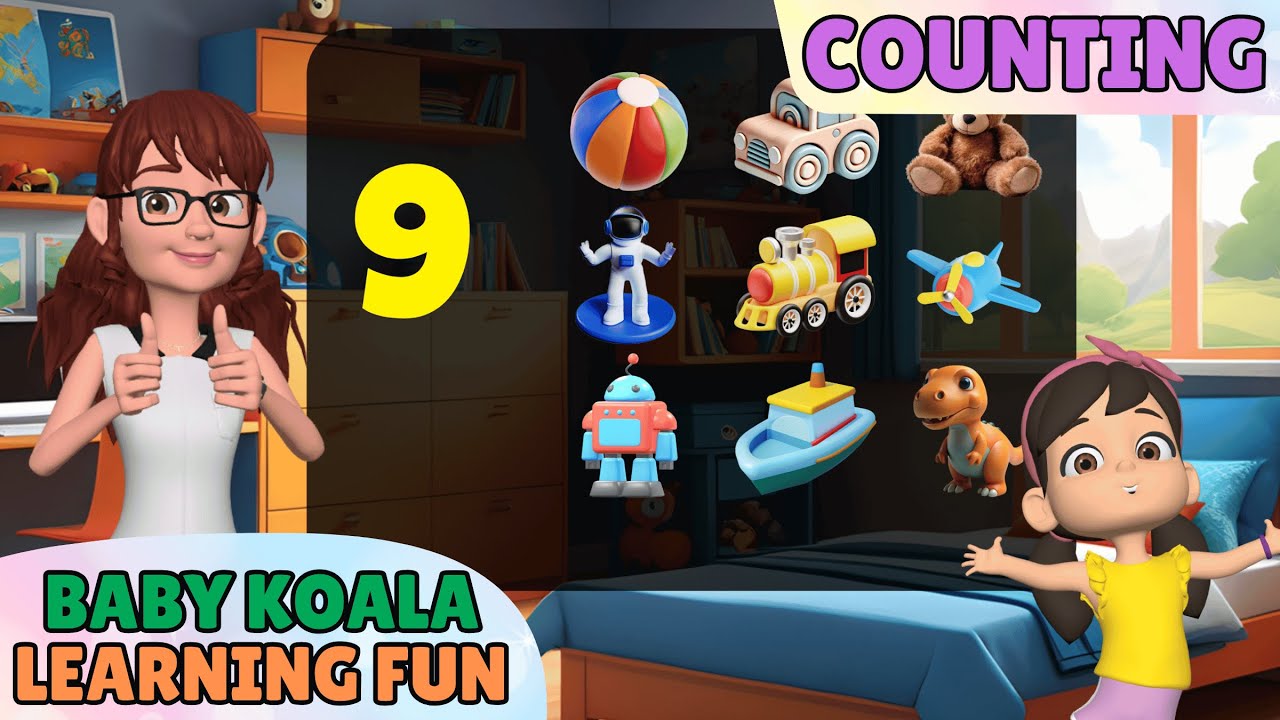 Counting 1 to 10 Toys with Mommy Belle and Little Mel - Math Foundation ...