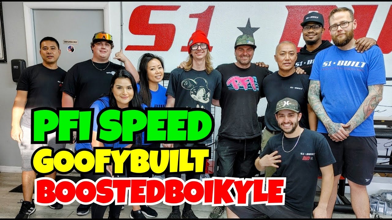 🔥PFI SPEED🔥GOOFYBUILT SHANE🔥BOOSTEDBOIKYLE🔥4DR GREEN TURBO EK GOING AWD ...