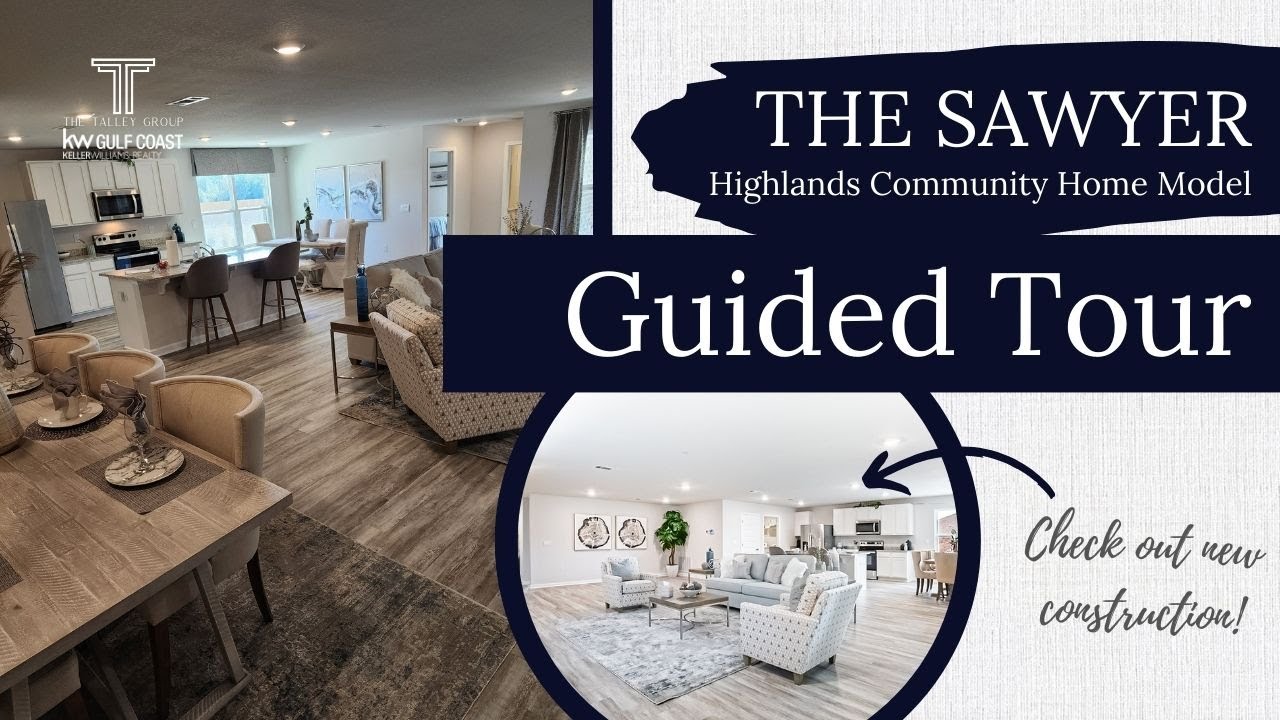 THE SAWYER Floorplan | Guided Tour | DR Horton Home Models - YouTube