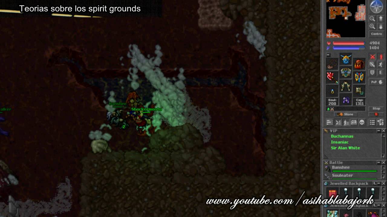 Teorias sobre los Spirit Grounds - Tibia - YouTube
