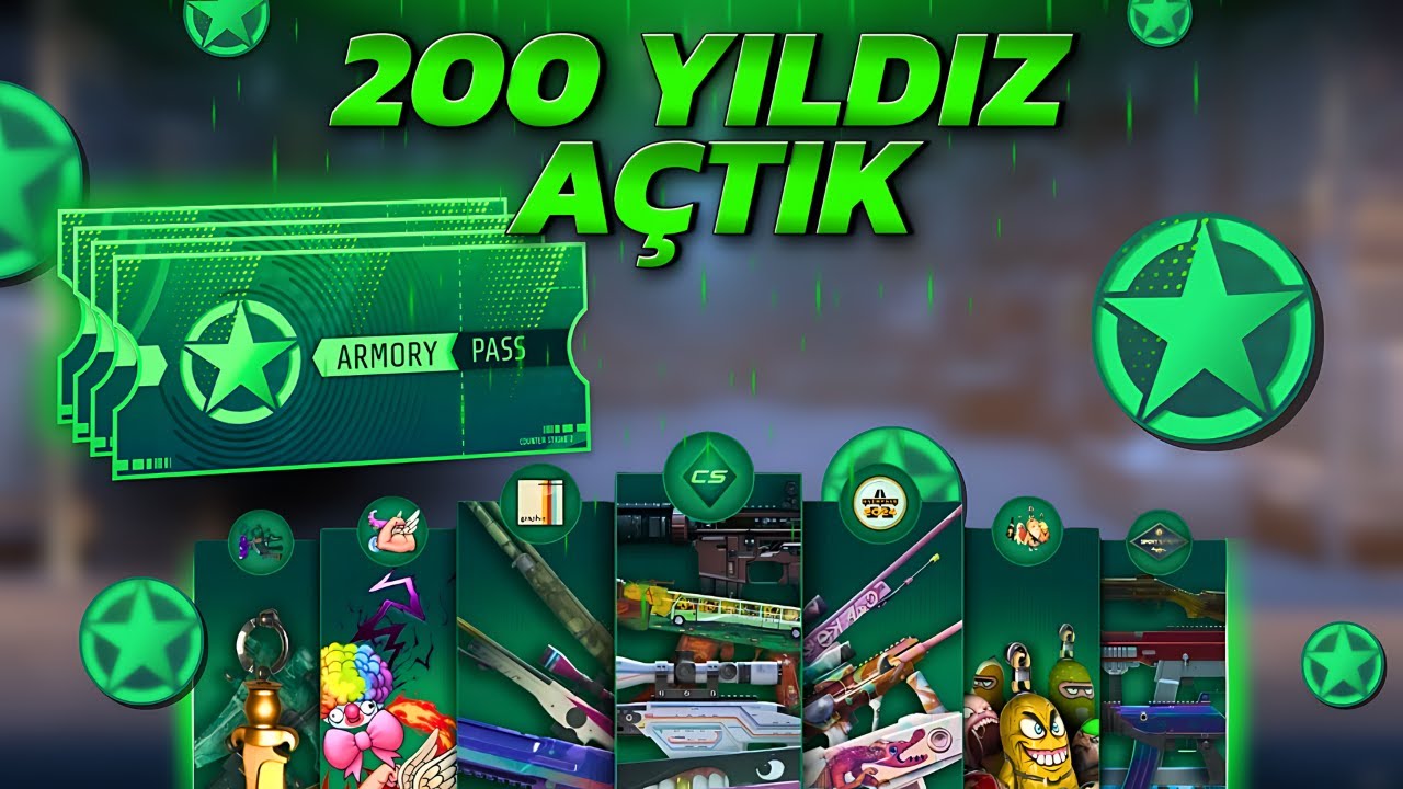 CS2 YENİ GELEN ARMOR PASS 200 YILDIZ HARCADIK ? | CS2 - YouTube