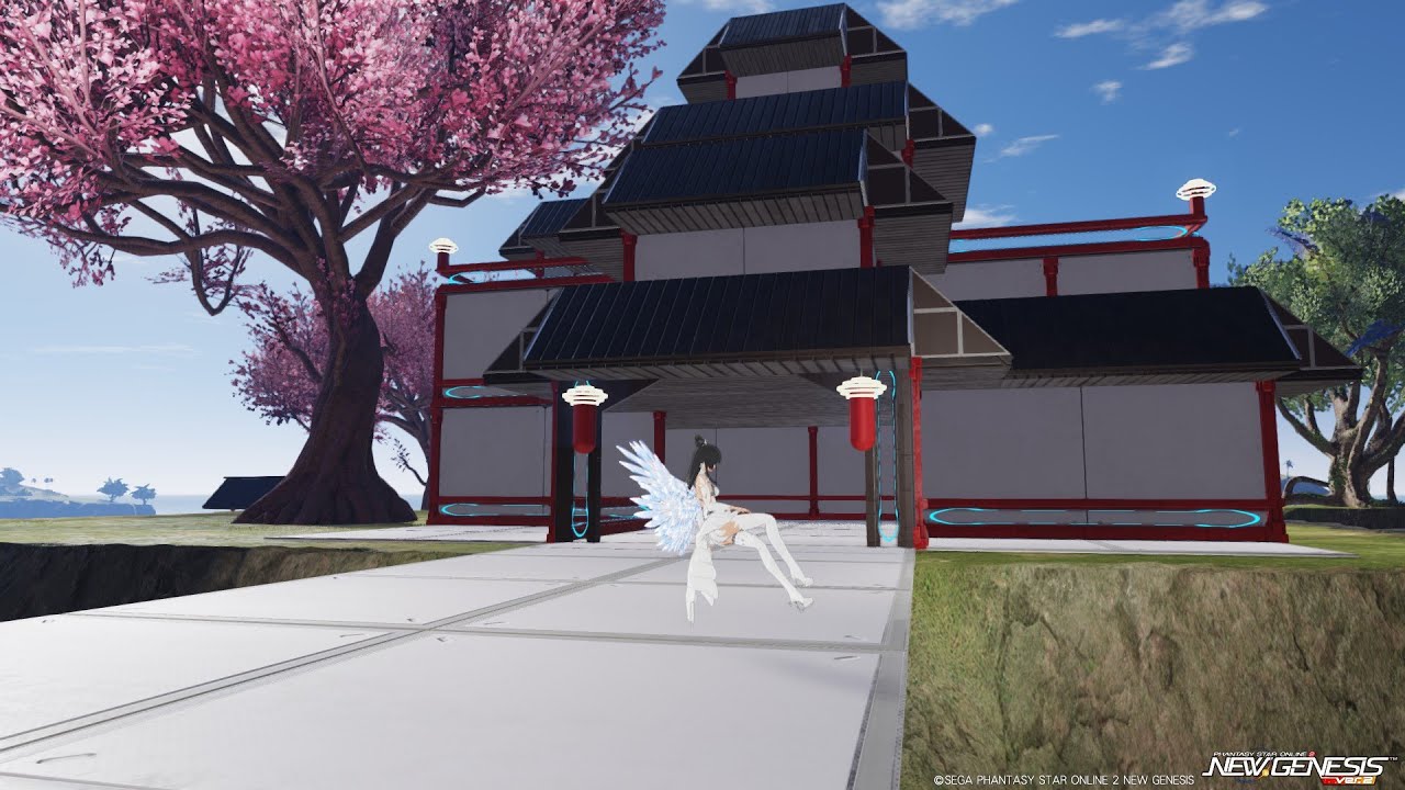 PSO2:NGS - Building another shrine but smaller - YouTube