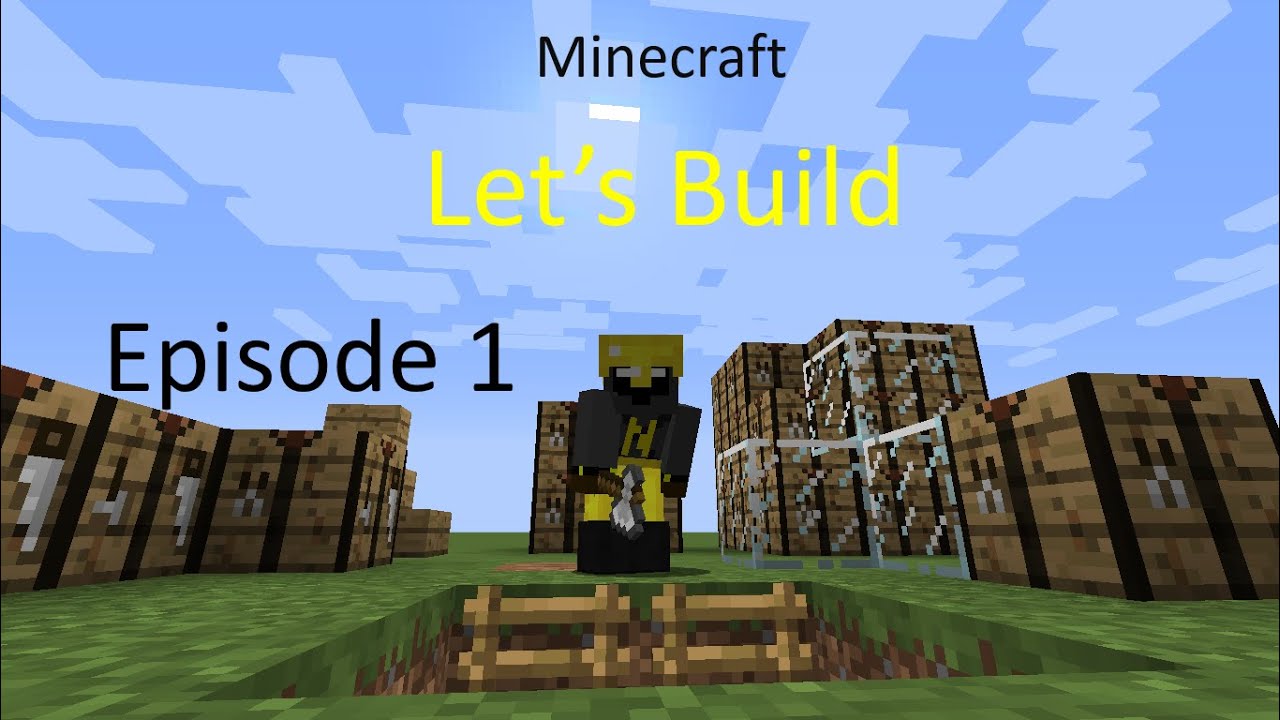 Minecraft Let's Build - Episode 1 - Easy to Build on Survival - YouTube
