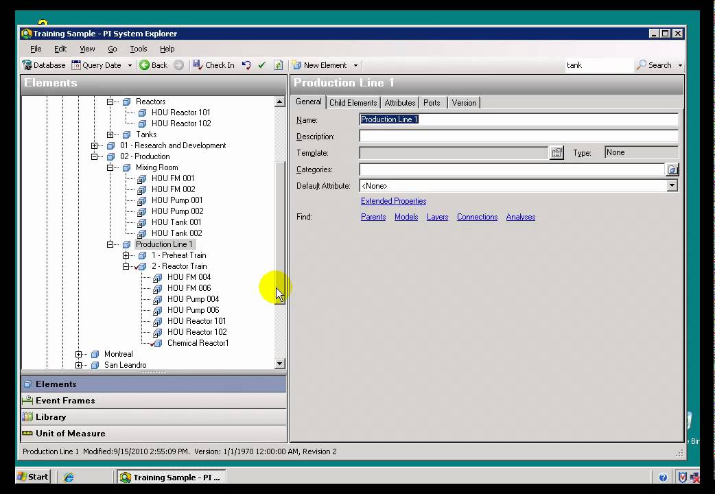 OSIsoft: Identify the sections of the PI System Explorer, Part 1. v2010 - YouTube