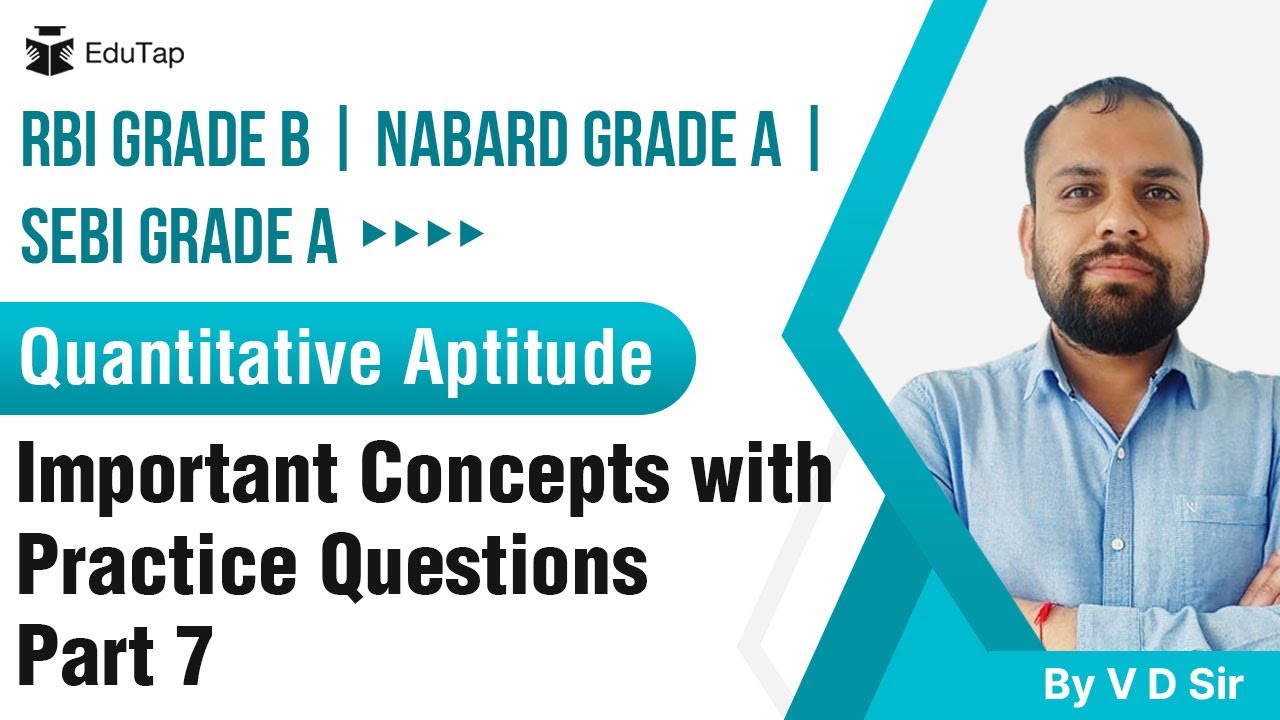 Important Concepts with Practice Questions | Part - 7 | Quantitative ...