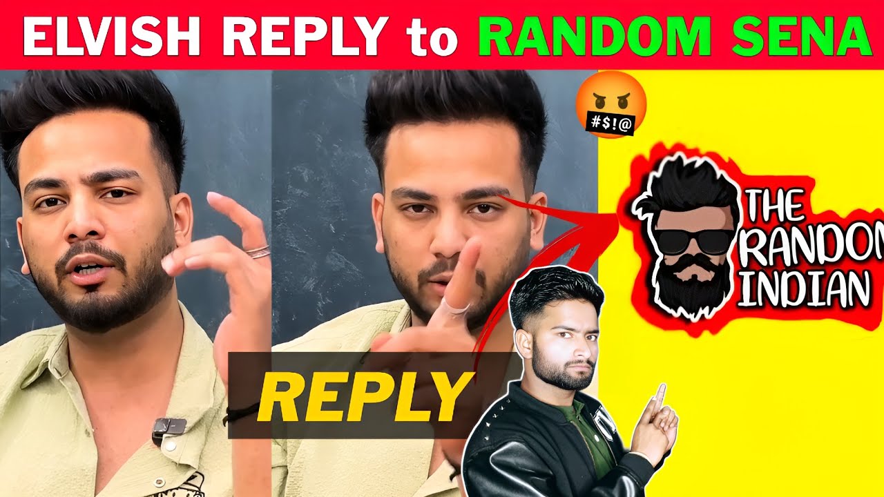 Elvish Yadav Reply to Random Sena, Elvish Yadav Vlogs Vs Random Sena ...