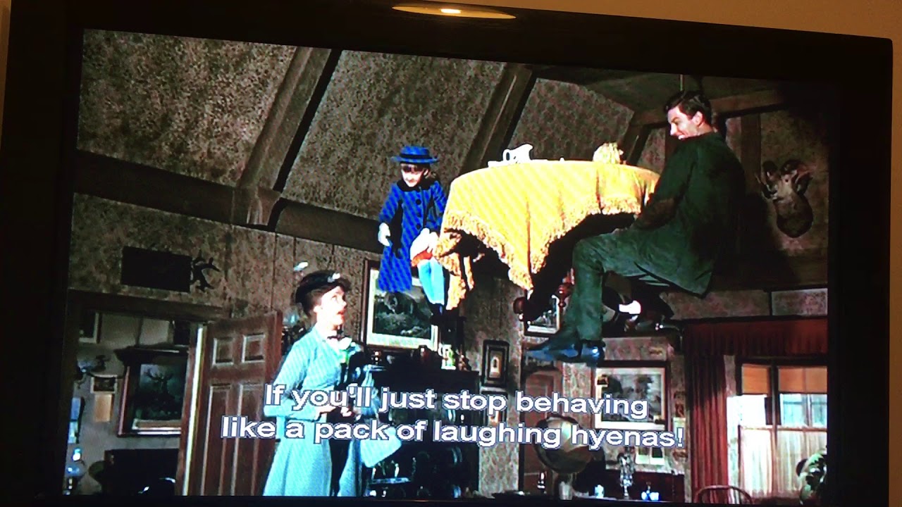 Mary Poppins tea party scenes - YouTube