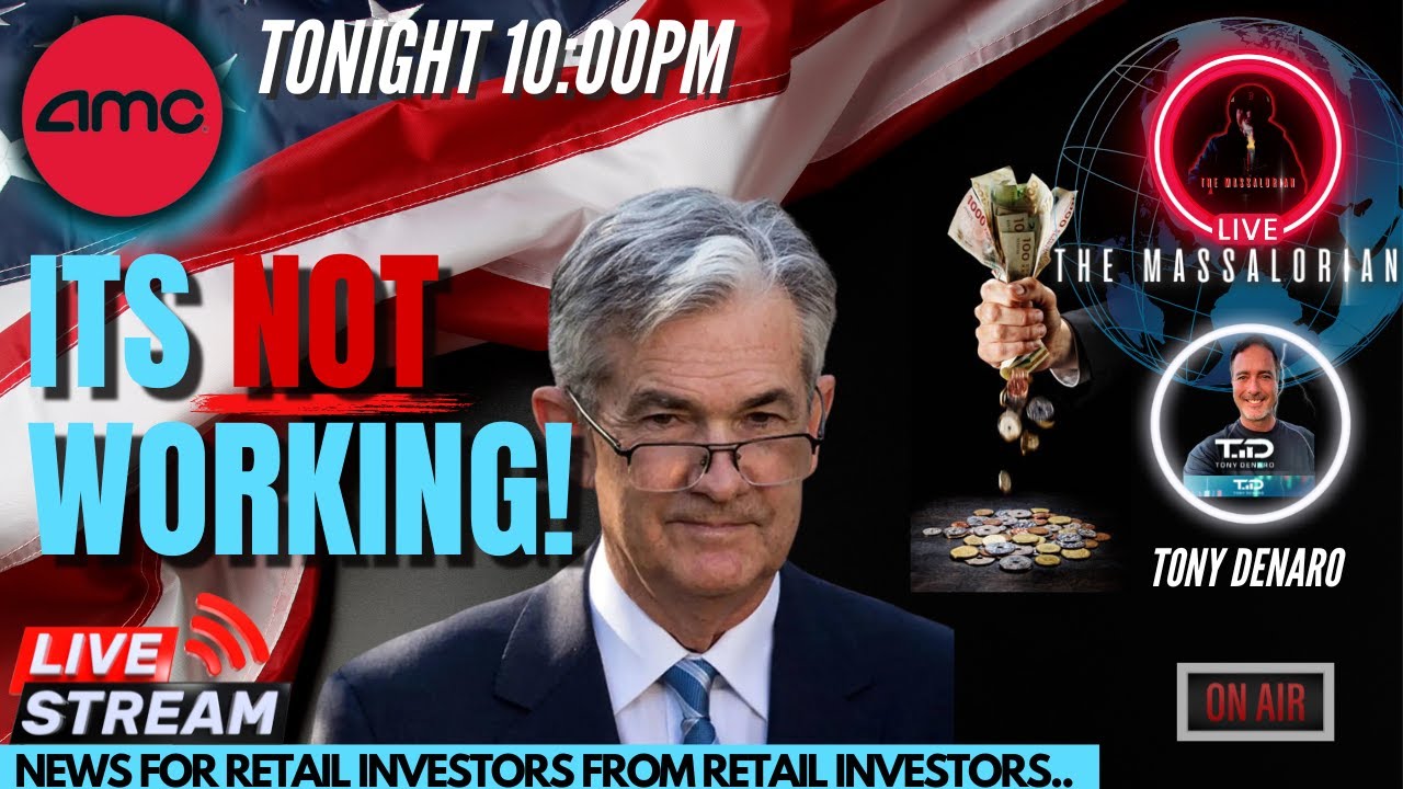 AMC LIVE 🔴 STOCK MARKET RETAIL LIVESTREAM, W TONY DENARO AND THE ...