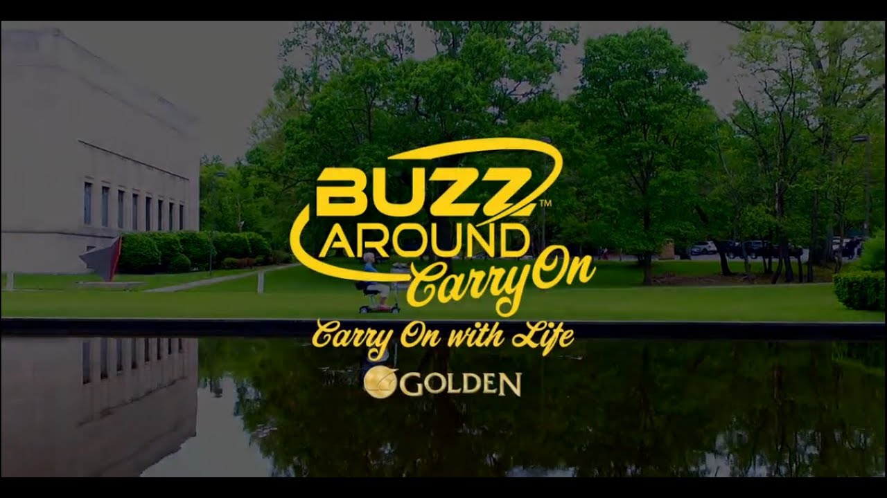 Golden Buzzaround CarryOn Mobility Scooter - YouTube