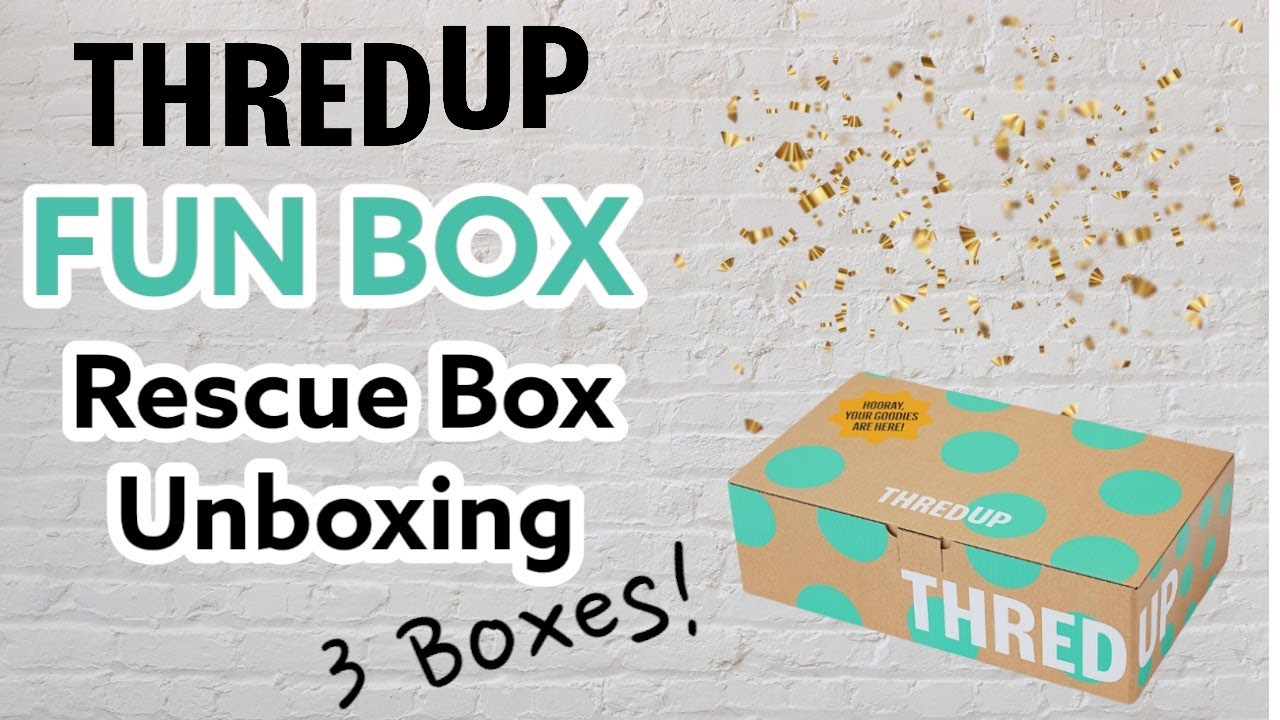 THREDUP FUN BOX UNBOXING - 3 BOXES TO RESELL!! You'll NEVER believe ...