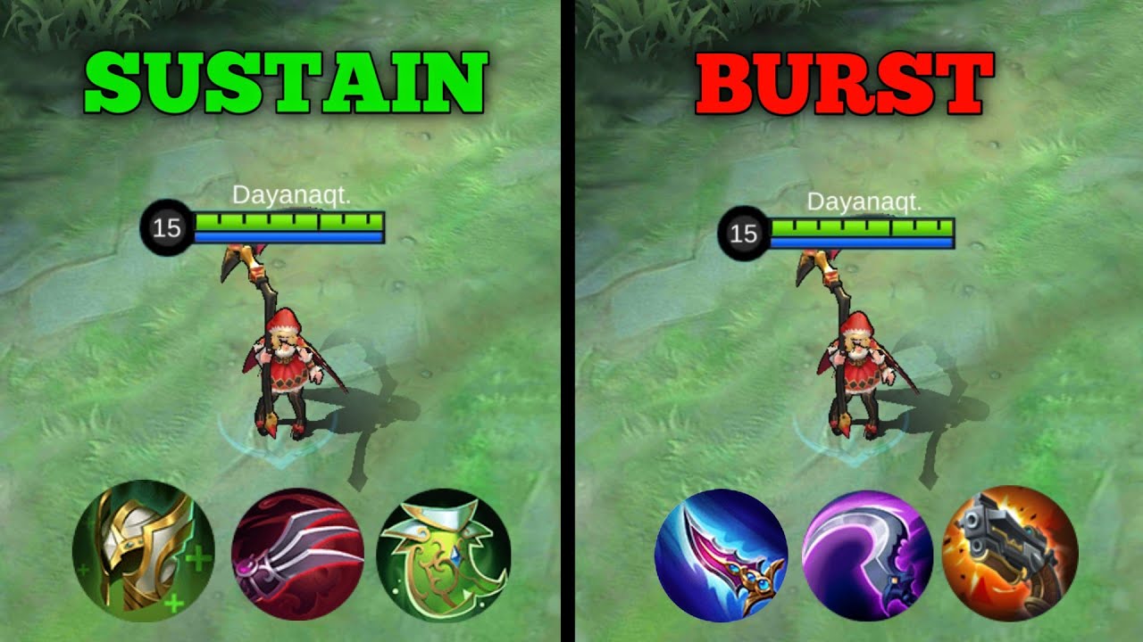 sustain vs burst build ruby - YouTube