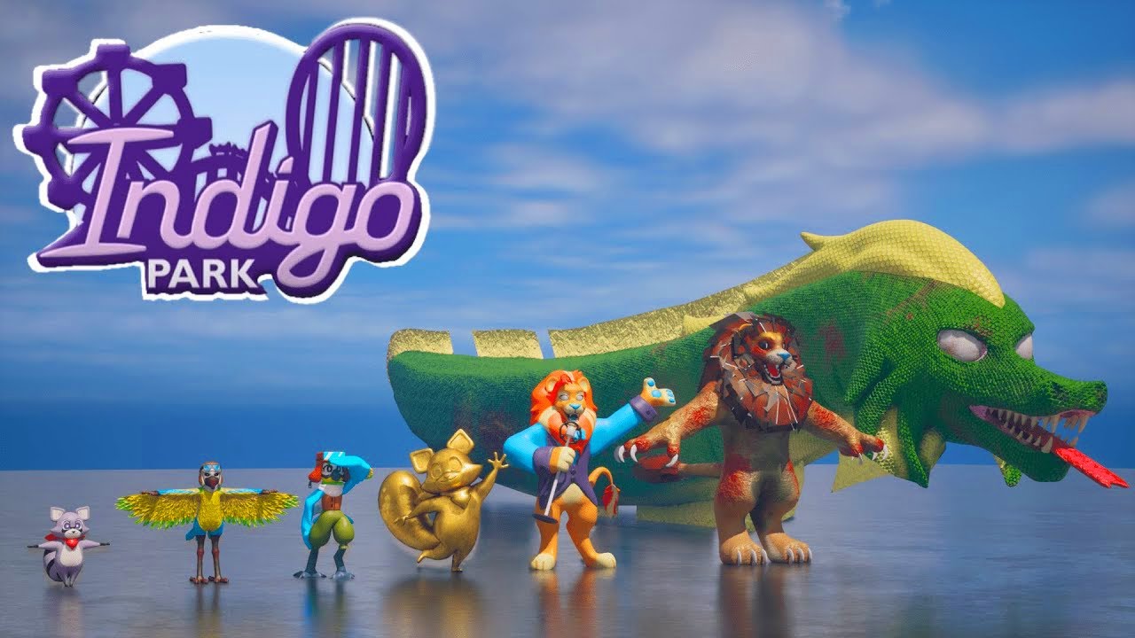 Indigo Park MONSTERS HEIGHT and SIZE COMPARISON - YouTube