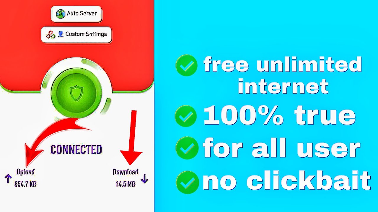 get free unlimited internet 100% | how to get free internet | free vpn ...