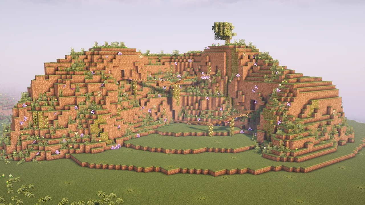 I Built a Mountain Base in Survival Minecraft - YouTube