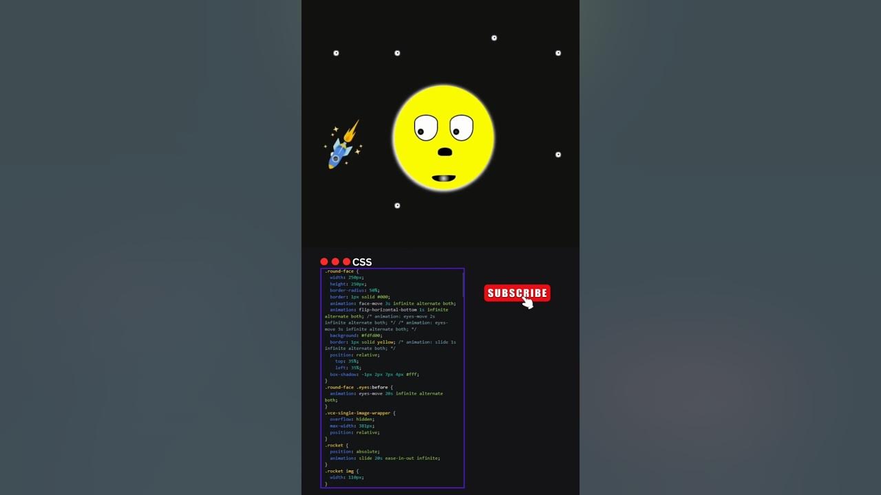 Rocket Animation Using Css Coding Webcoding Webdesign Htmlcsswebsiteshorts Trending
