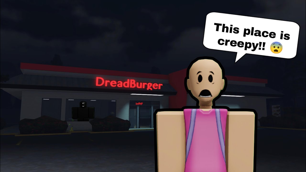 Working at DreadBurger on Roblox!! 😨 *CREEPY* | Roblox Midnight Burger ...