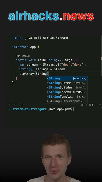 Stream To String Java Shorts Coding Airhacks Youtube