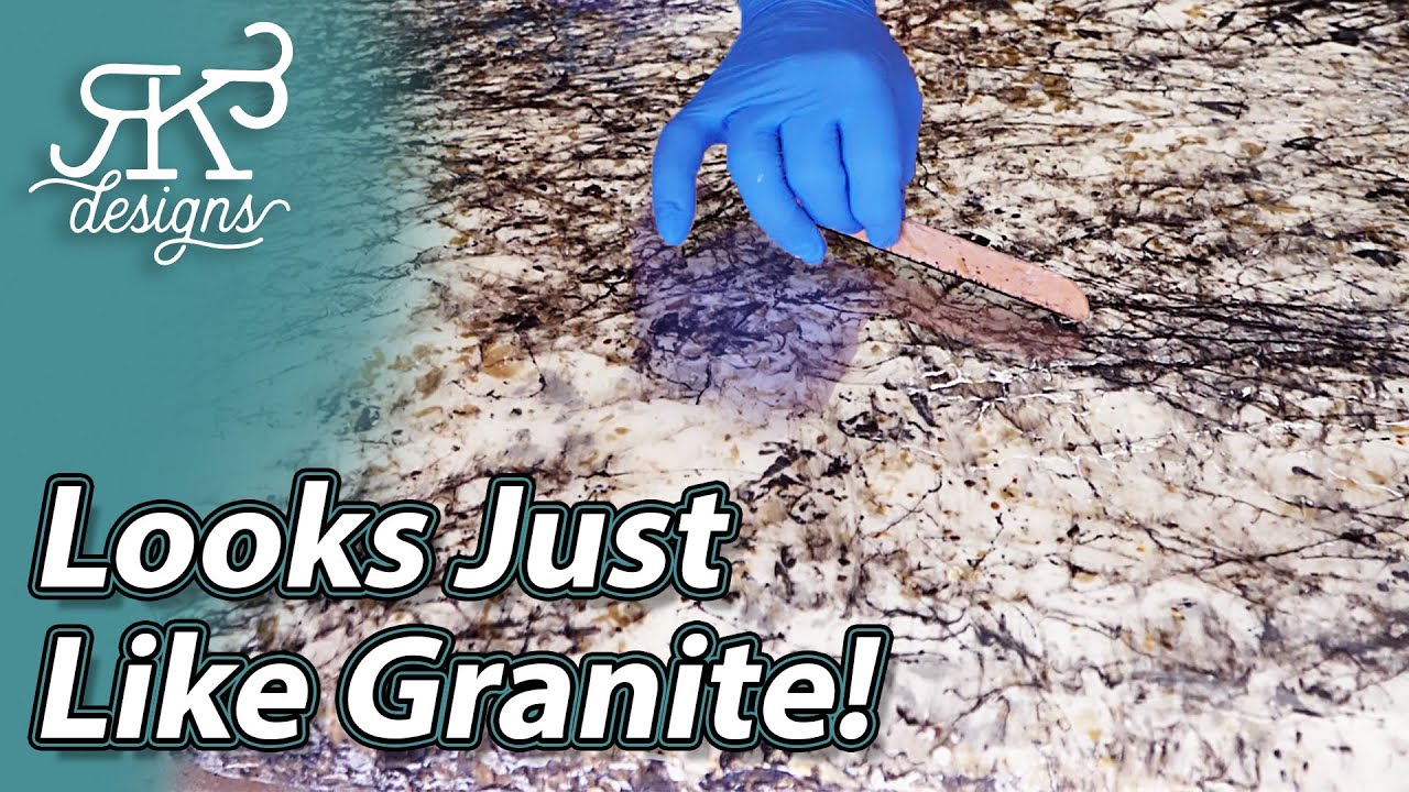How To Make Epoxy Look Like Real Granite Using Layers | RK3 Designs ...