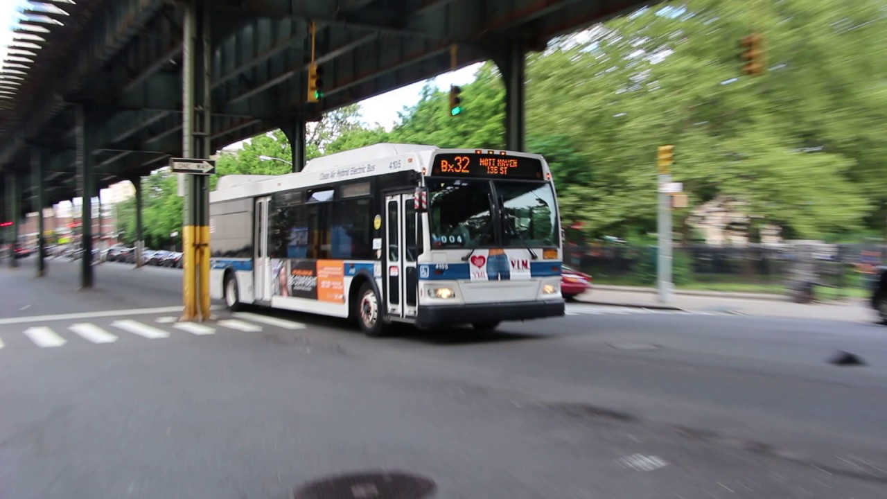 2009 Orion VII Next Gen #4105 on the Bx32 at Jerome Avenue and 192nd ...