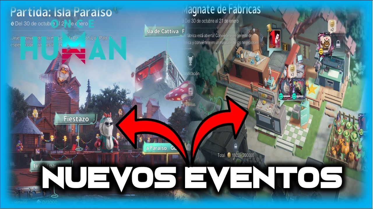 🔥NUEVOS EVENTOS🔥ISLA DE PALWORLD Y NUEVA FABRICA - ONCE HUMAN - Javi G ...