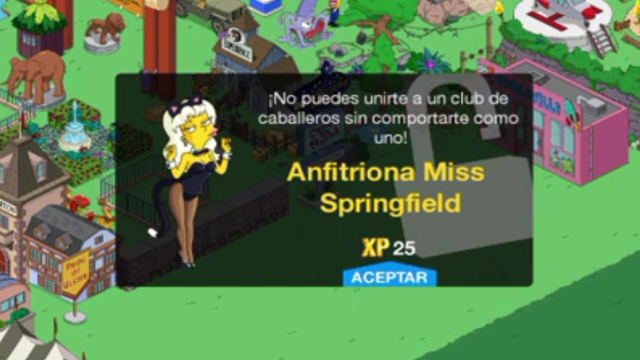 Anfitriona Miss Springfield - Los Simpson - Personajes'24 - YouTube