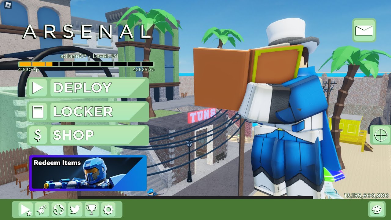 Best Funny Noob gameplay of Roblox Arsenal #roblox #arsenal | Triggered ...