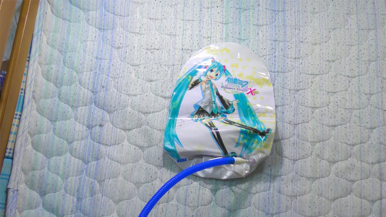 Miku Hatsune -Project DIVA- HD X bop bag inflation and deflation - YouTube