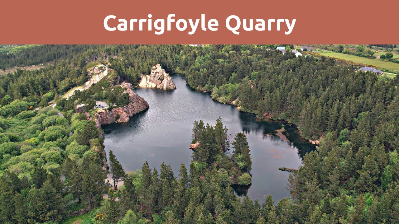 Carrigfoyle Quarry, Ireland - Drone Flight - YouTube