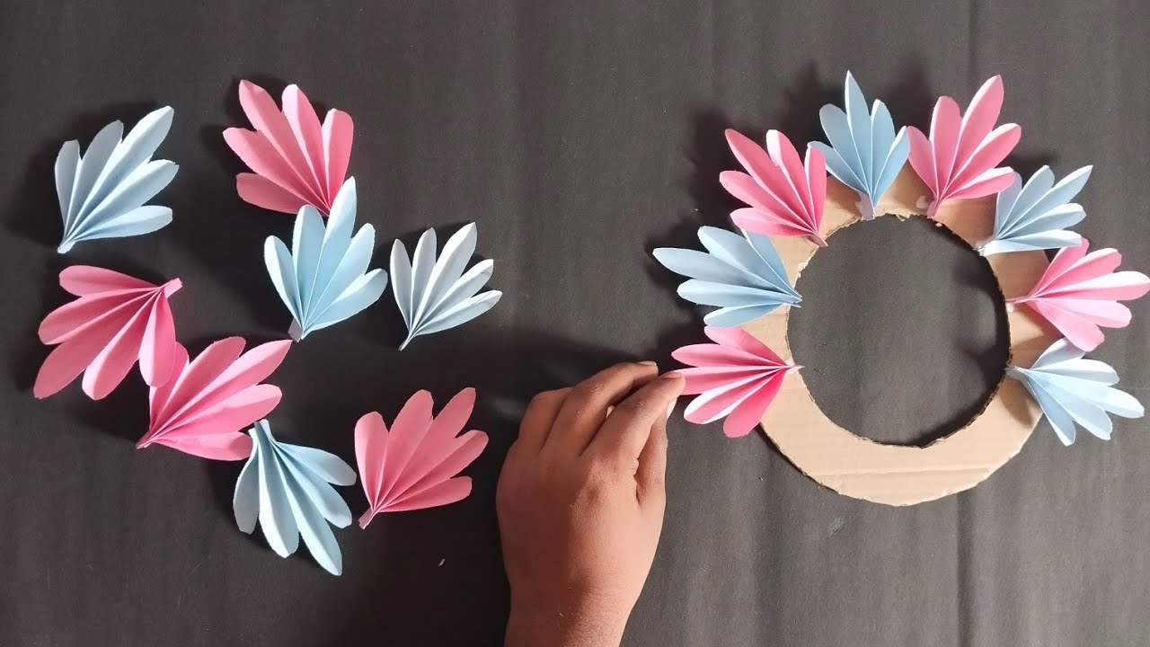 Beautiful Wall Hanging Craft / Paper Craft For Home Decoration - YouTube