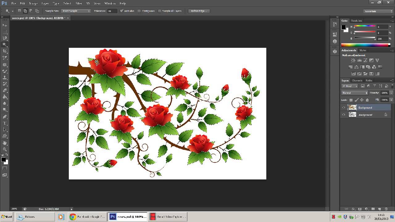 Photoshop CS6 - Grey out parts of an image - YouTube