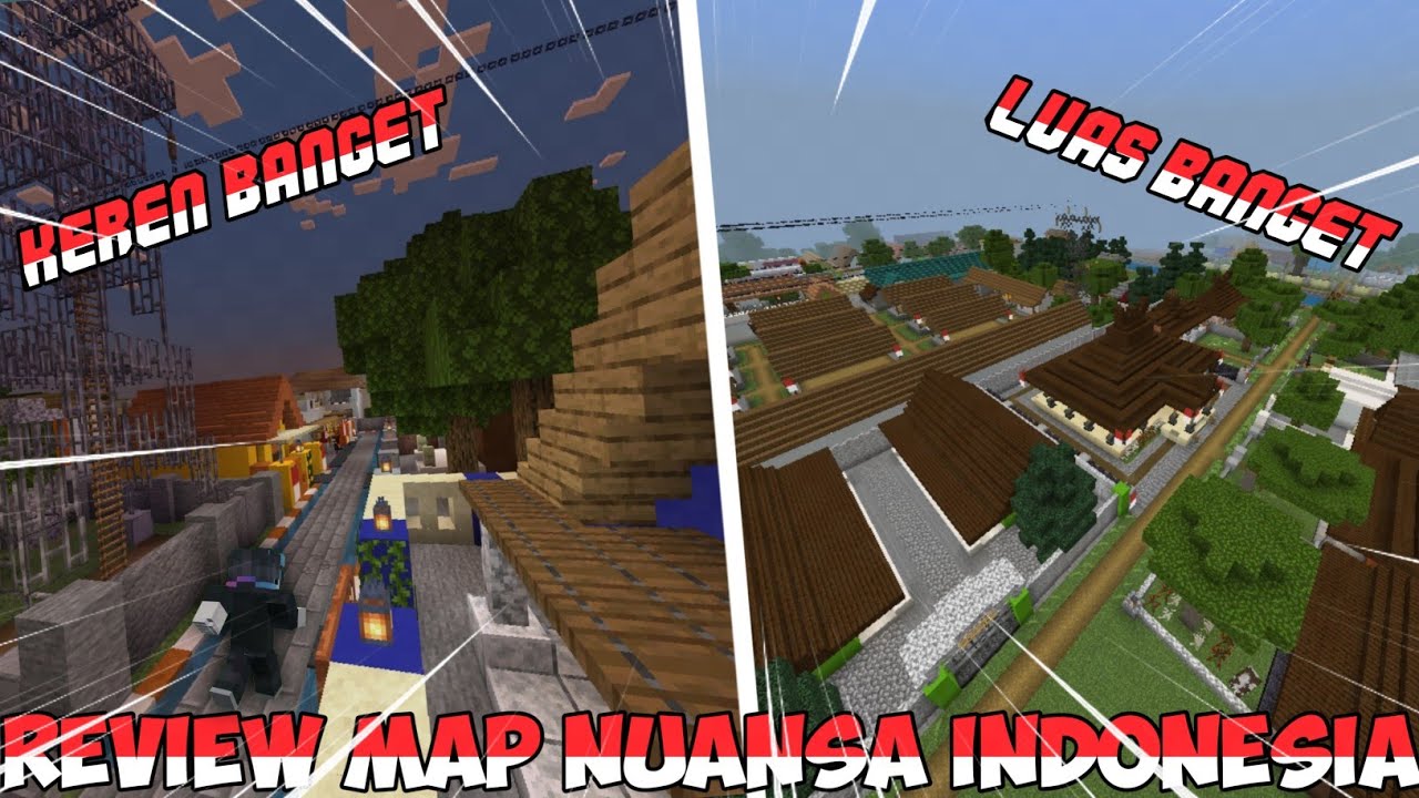 Review map Minecraft nuansa Indonesia terbaru - YouTube
