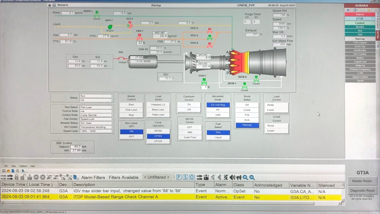 GAS TURBINE GE 9FA GAS SYSTEM(Local ) FINAL PART. التربينة الغازية GE ...